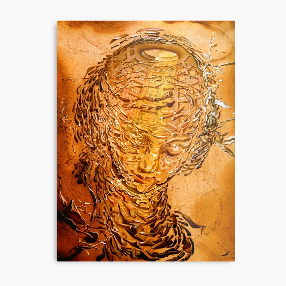 "Salvador Dali Raphael's Head Exploding Surreal Famous Painters" Metal ...