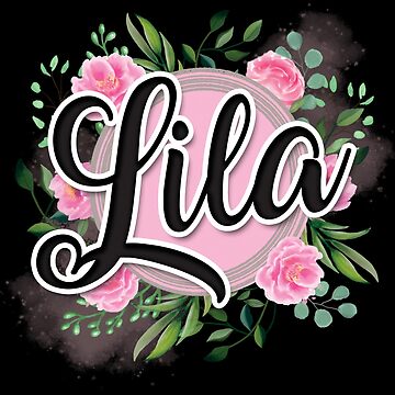 "Lila name " Poster for Sale by badinboow | Redbubble