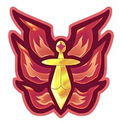 "Beyblade Burst Sticker: Sword Flames Emblem." by Kuruwaba | Redbubble