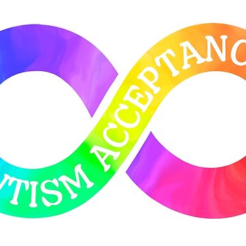 "Autism Acceptance Infinity Symbol" Sticker for Sale by lexsutter ...