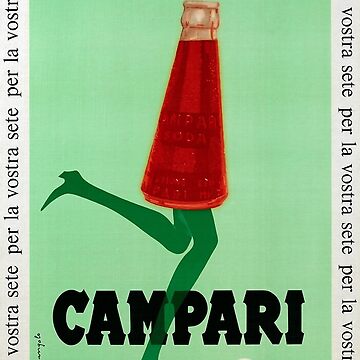 "Campari - Print Poster" Apron for Sale by mariawoodi | Redbubble
