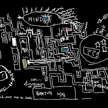 "Petey's Lumon Map (Severance) (White)" Classic T-Shirt for Sale by ...