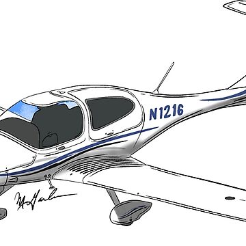 "Diamond DA40 N1216" Sticker for Sale by Michael Garber | Redbubble
