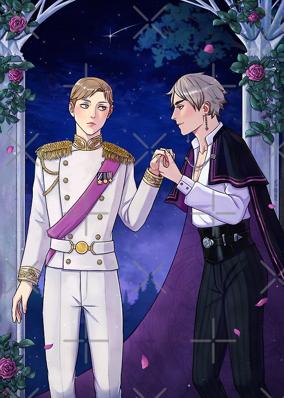 "SemiShira AU | Haikyuu Semi & Shirabu" by marinaumi | Redbubble