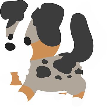 "Chibi Australian Shepherd" Sticker for Sale by B. W. | Redbubble