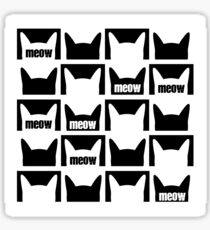 Meow: Stickers | Redbubble