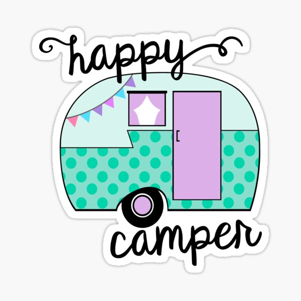 Vintage Camper Stickers | Redbubble