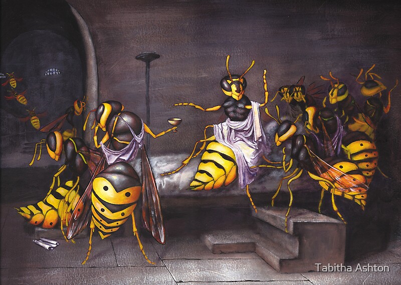"The Death of a Wasp" by Tabitha Ashton | Redbubble