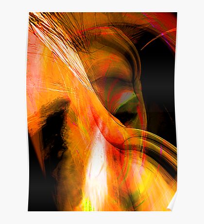 Abstract Sad Painting & Mixed Media: Posters | Redbubble