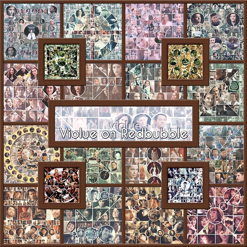 "Supernatural Collage Collage" by violue | Redbubble