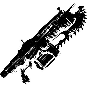 "Gears of war lancer" Sticker for Sale by AlabaThilo | Redbubble