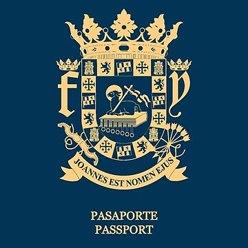 "Puerto Rico passport" Hardcover Journal for Sale by HAKVS | Redbubble