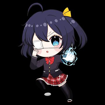"Rikka Takanashi Chibi" Throw Blanket for Sale by WeeabooClub | Redbubble