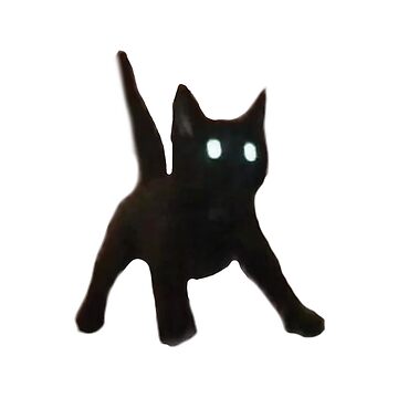 "floating cat" Sticker for Sale by pelizsombi | Redbubble