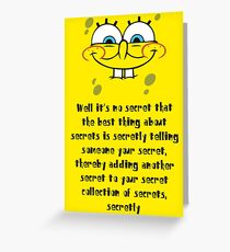 Spongebob Greeting Cards | Redbubble