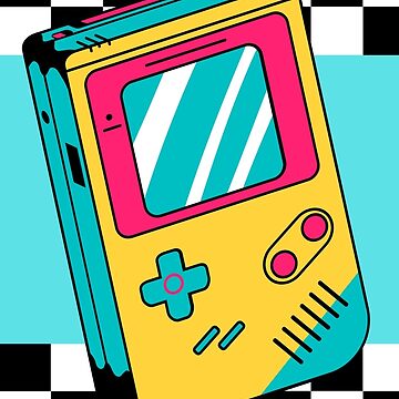 "Retro Inspired Handheld Game Console" Art Board Print for Sale by ...
