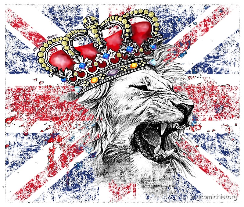 "Heart of Leon England Crown" by mycomichistory | Redbubble