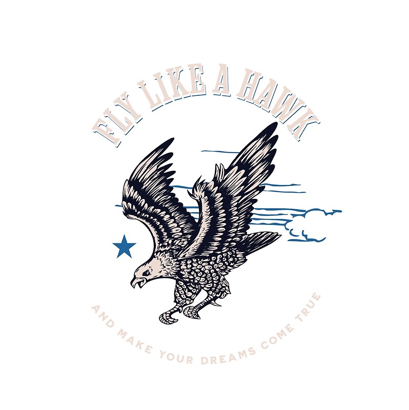 "Hawk Fly" by Max350 | Redbubble