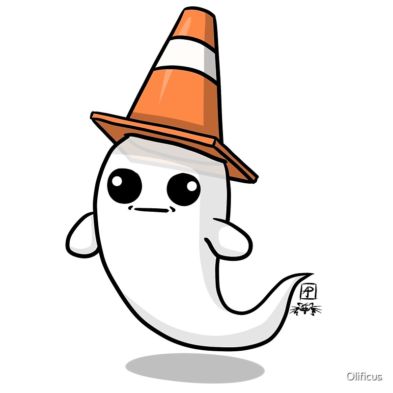 "Safety Ghost" Posters by Olificus | Redbubble