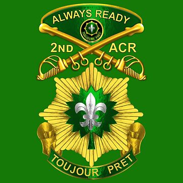 "2nd Armored Cavalry Regiment " Sticker for Sale by SoldierAlways ...