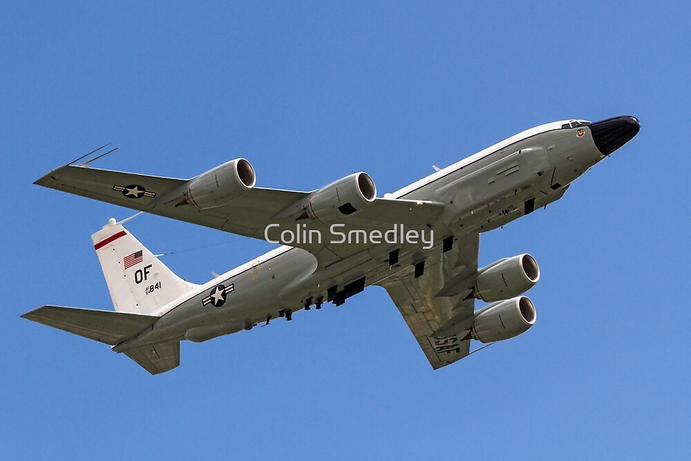 "Boeing RC-135V Rivet Joint 64-14841/OF" by Colin Smedley | Redbubble