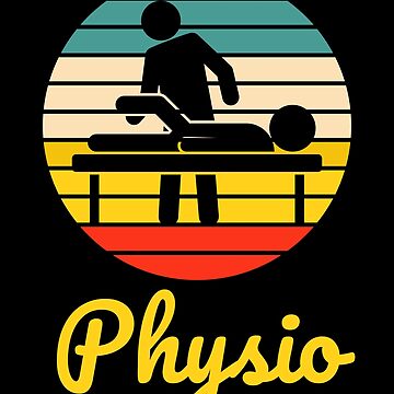 "Retro Physio | Physiotherapist" Sticker for Sale by Sandeaux Designs ...