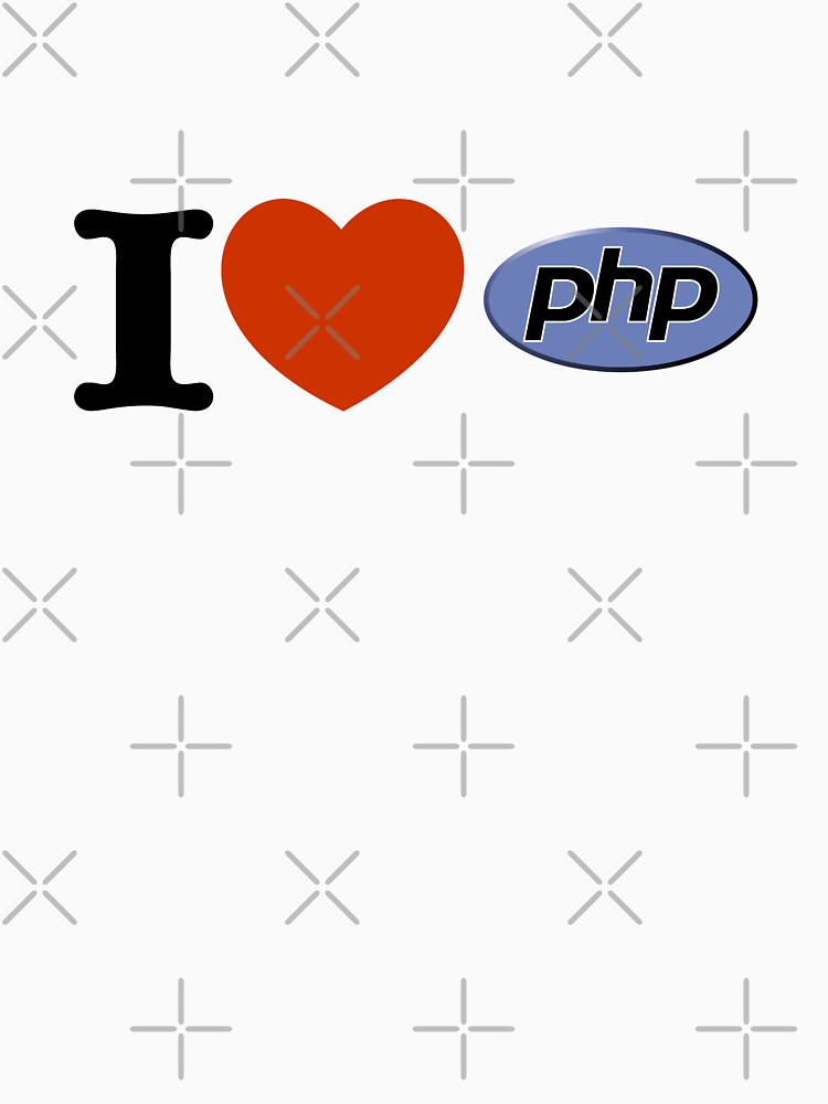 I Love Php Long Sleeve T Shirt By Yourgeekside Redbubble