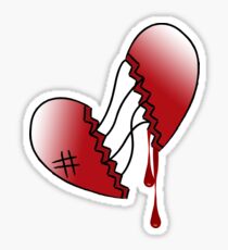 Broken Heart: Stickers | Redbubble