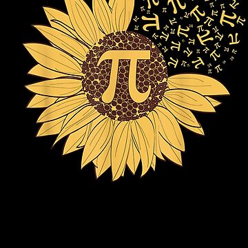 "Pi Day Shirt - Sunflower 3,14 Pi Number Symbol Math Science" Poster ...