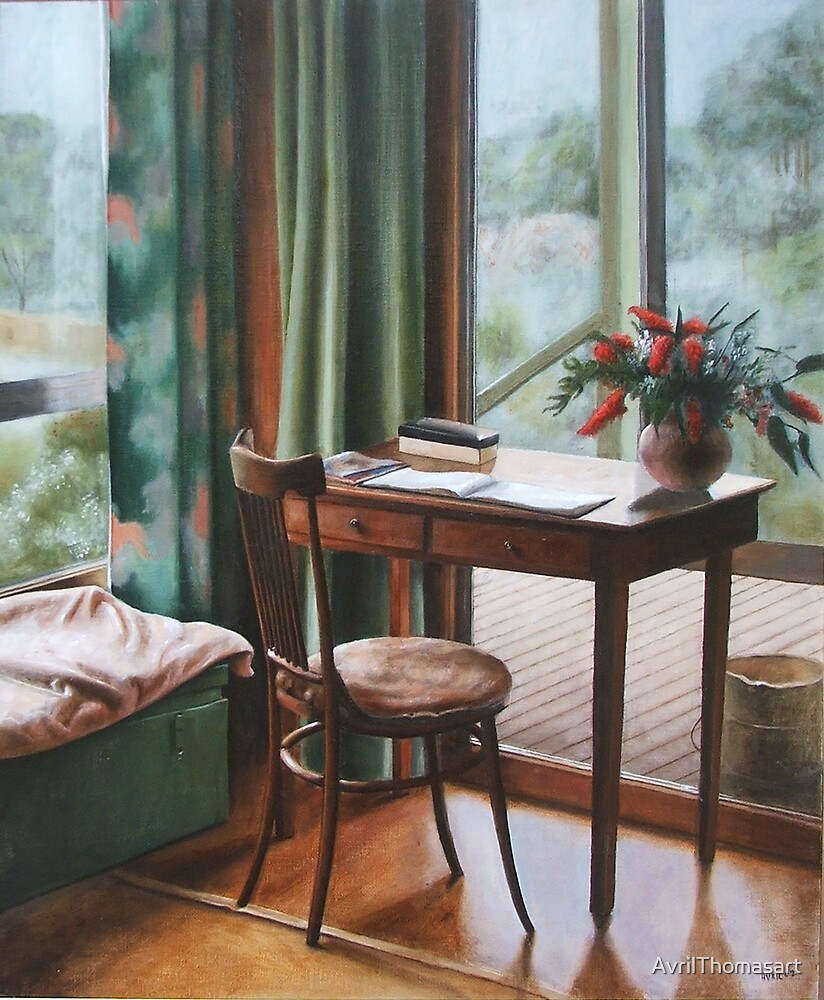 "The Guest Book at the Gramps - Oil painting by Avril Thomas - Adelaide ...