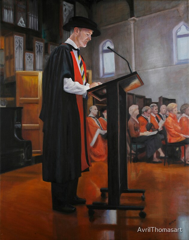 "The Speech - Oil painting by Avril Thomas - Adelaide / South Australia ...