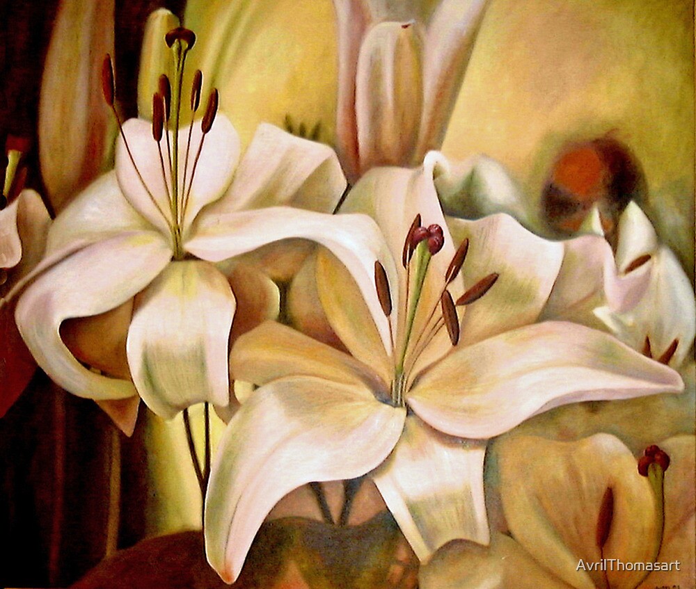 "Lilly - Painting by Avril Thomas - Adelaide / South Australia Artist ...
