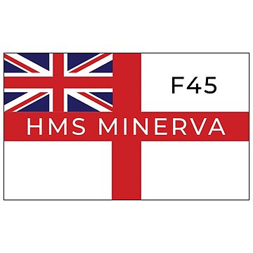 "HMS Minerva On British White Ensign - F45 - British Navy Type 12I ...