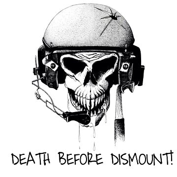 "DEATH BEFORE DISMOUNT! For tankers, Tank nerds..." Essential T-Shirt ...