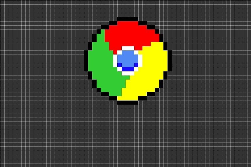 "Google Chrome Pixel Art" by VideoGameMaster | Redbubble