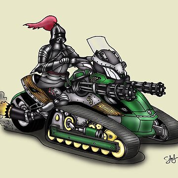 "STEAMPUNK 'CAN AM' SPYDER STYLE KNIGHT RIDER MOTORCYCLE" Poster for ...