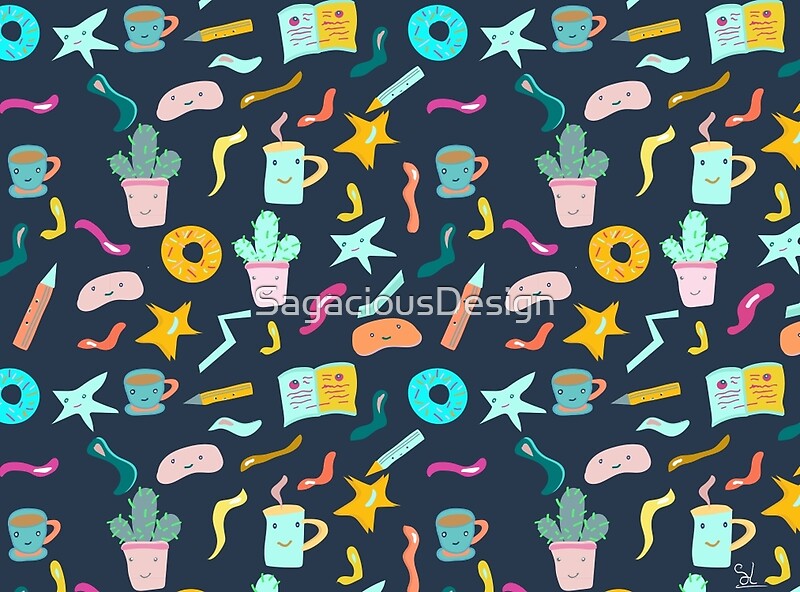 "Desk Doodles" by SagaciousDesign | Redbubble
