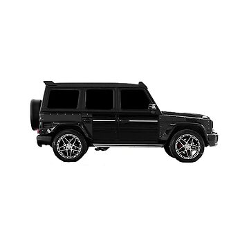 "black g wagon " Sticker for Sale by Nuqta | Redbubble