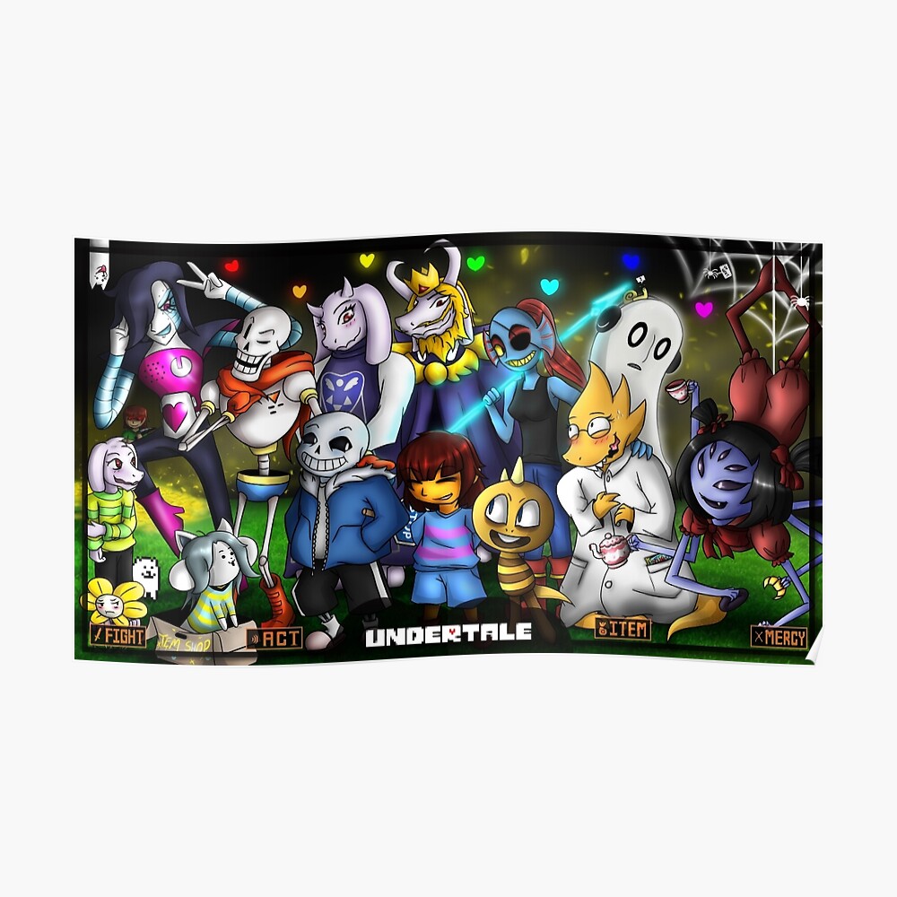 Undertale Movie Poster Dreamworks