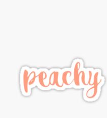 Peachy: Stickers | Redbubble
