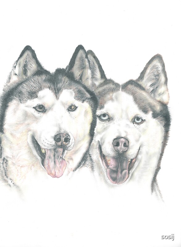 "Mother and daughter " by sosij | Redbubble