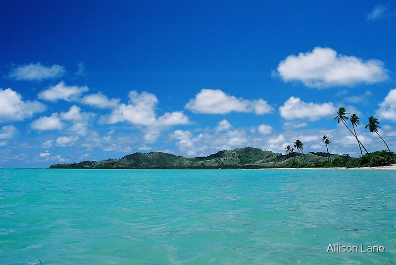 "Fiji Sea" by Allison Lane | Redbubble