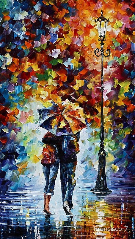 " rain princess - Leonid Afremov" by Francisco-7 | Redbubble