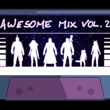 "Awesome Mix Vol. 2" Art Board Print for Sale by the8bitlife | Redbubble