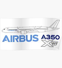 Airbus A350 Posters | Redbubble