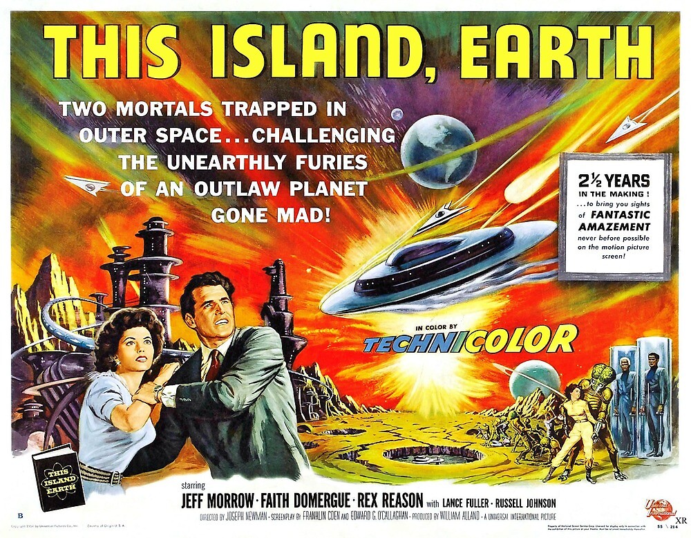 "Vintage This Island Earth Science Fiction Alien Invasion Movie" by ...