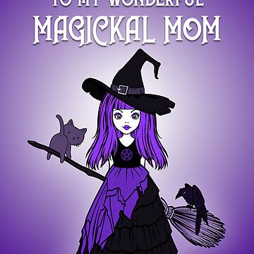 "Happy Mother's Day Wonderful Magickal Mom Cheeky Witch®" Greeting Card ...