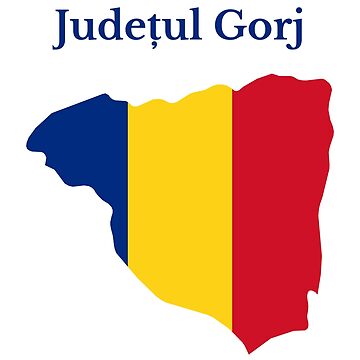 "Gorj County Map Design, Romania." Essential T-Shirt for Sale by ...