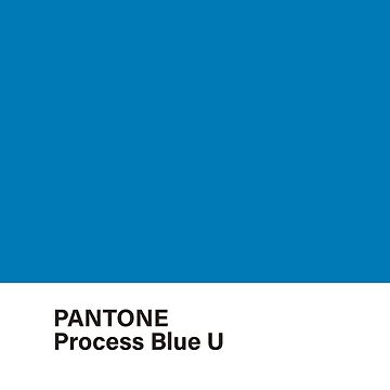 "pantone Process Blue U" Poster for Sale by princessmi-com | Redbubble