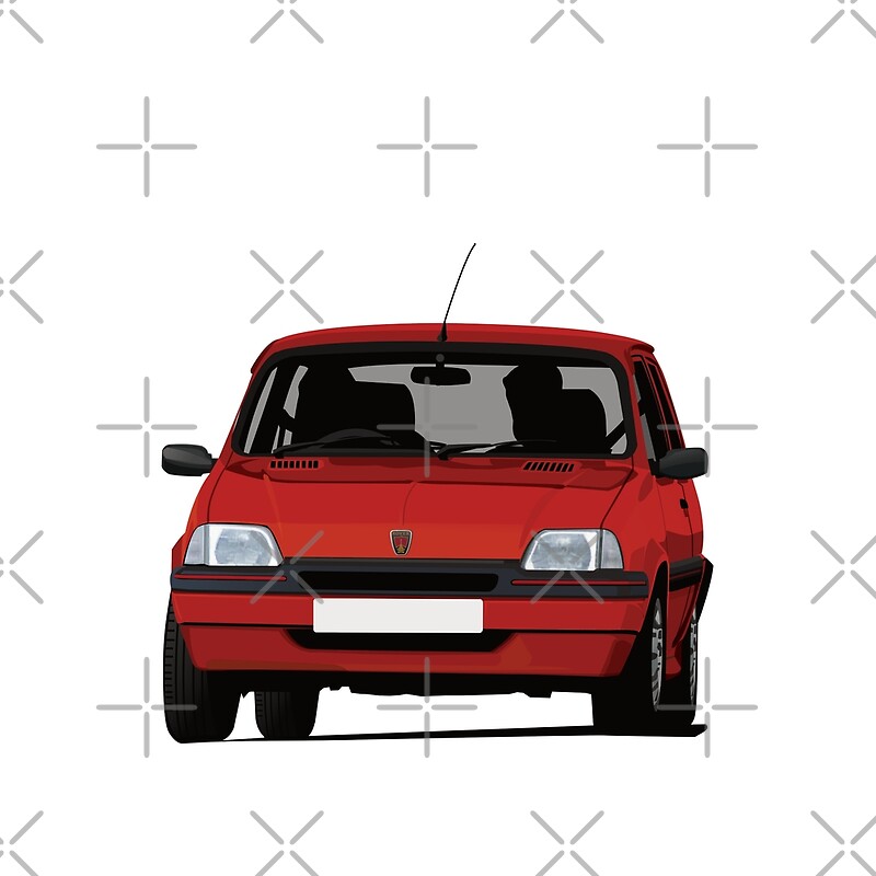 "Red Rover Metro GTi hot hatch" by knappidesign | Redbubble